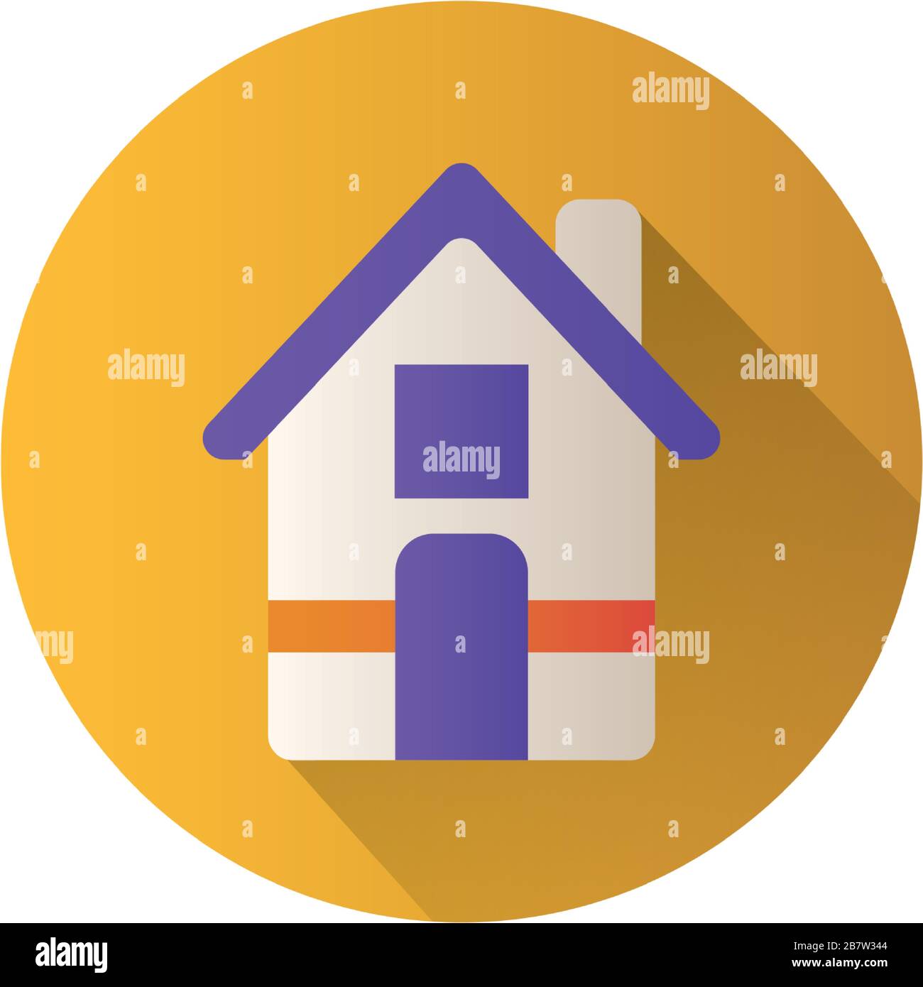 house facade block style icon Stock Vector Image & Art - Alamy