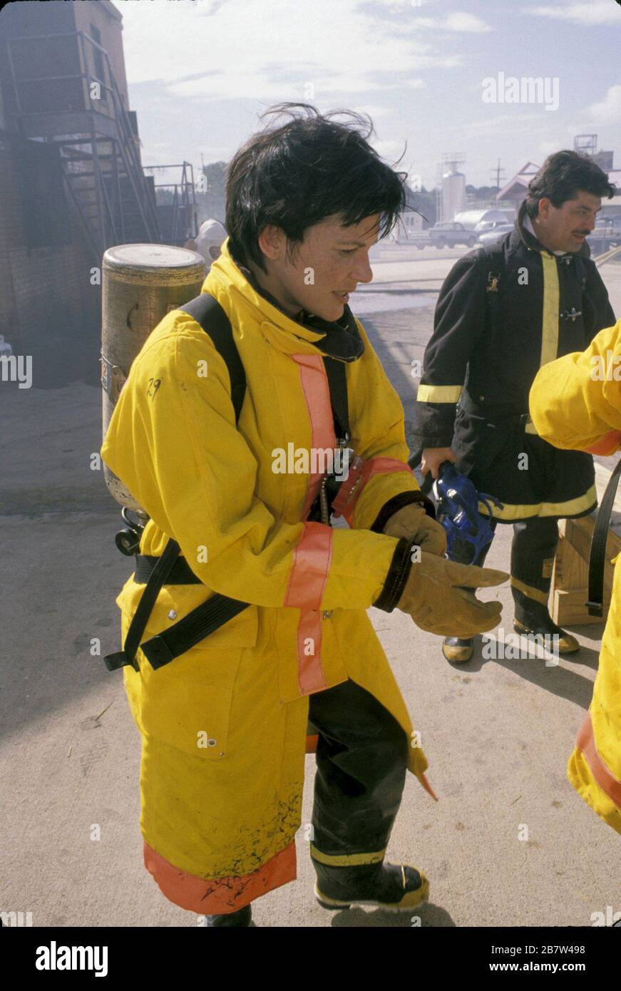 Fire fighter at work hi-res stock photography and images - Alamy