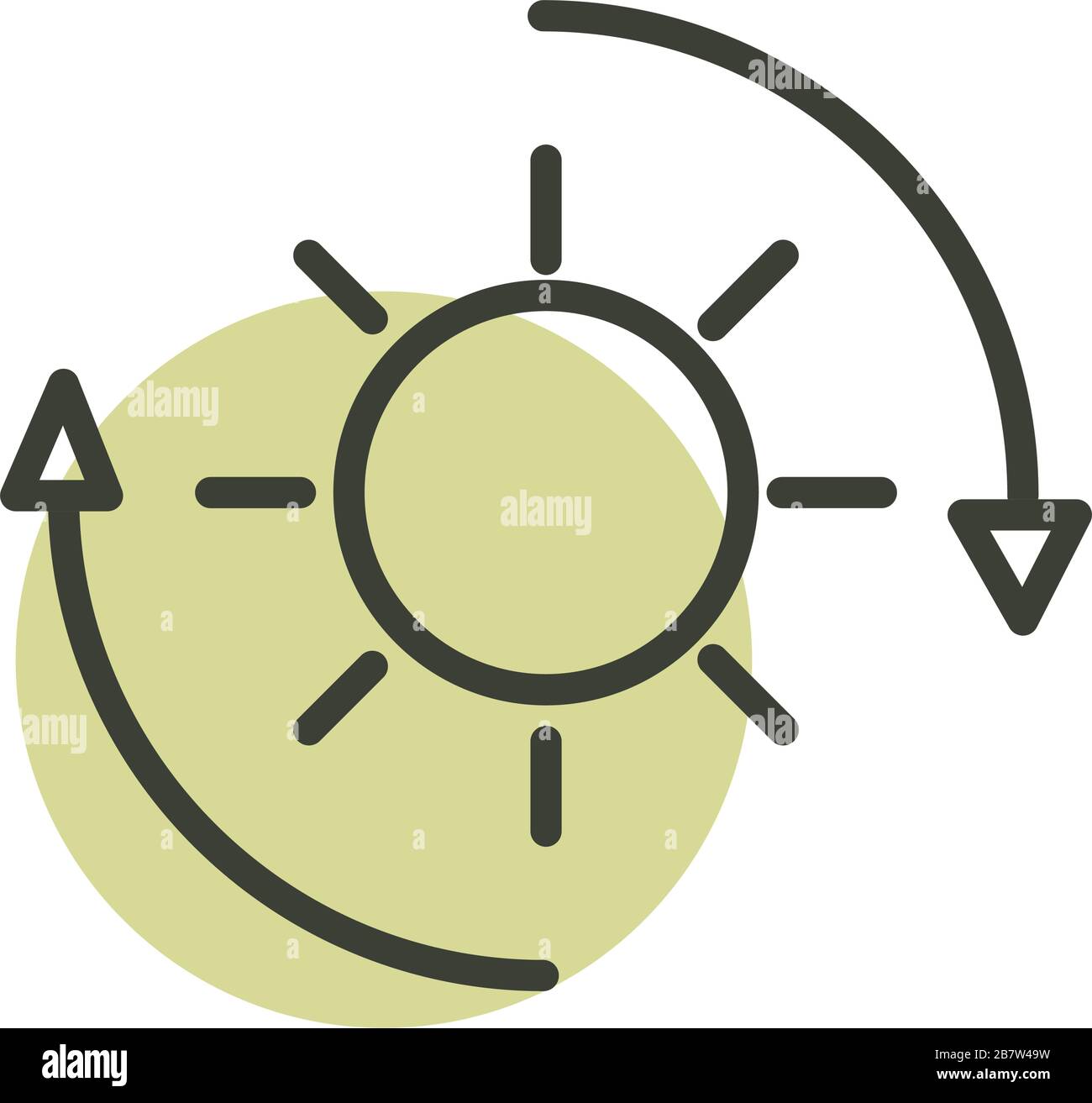Row of solar Stock Vector Images - Alamy