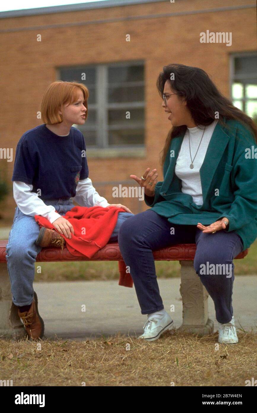 Austin Texas USA: Classmates arguing outside their high school. MODELS ...