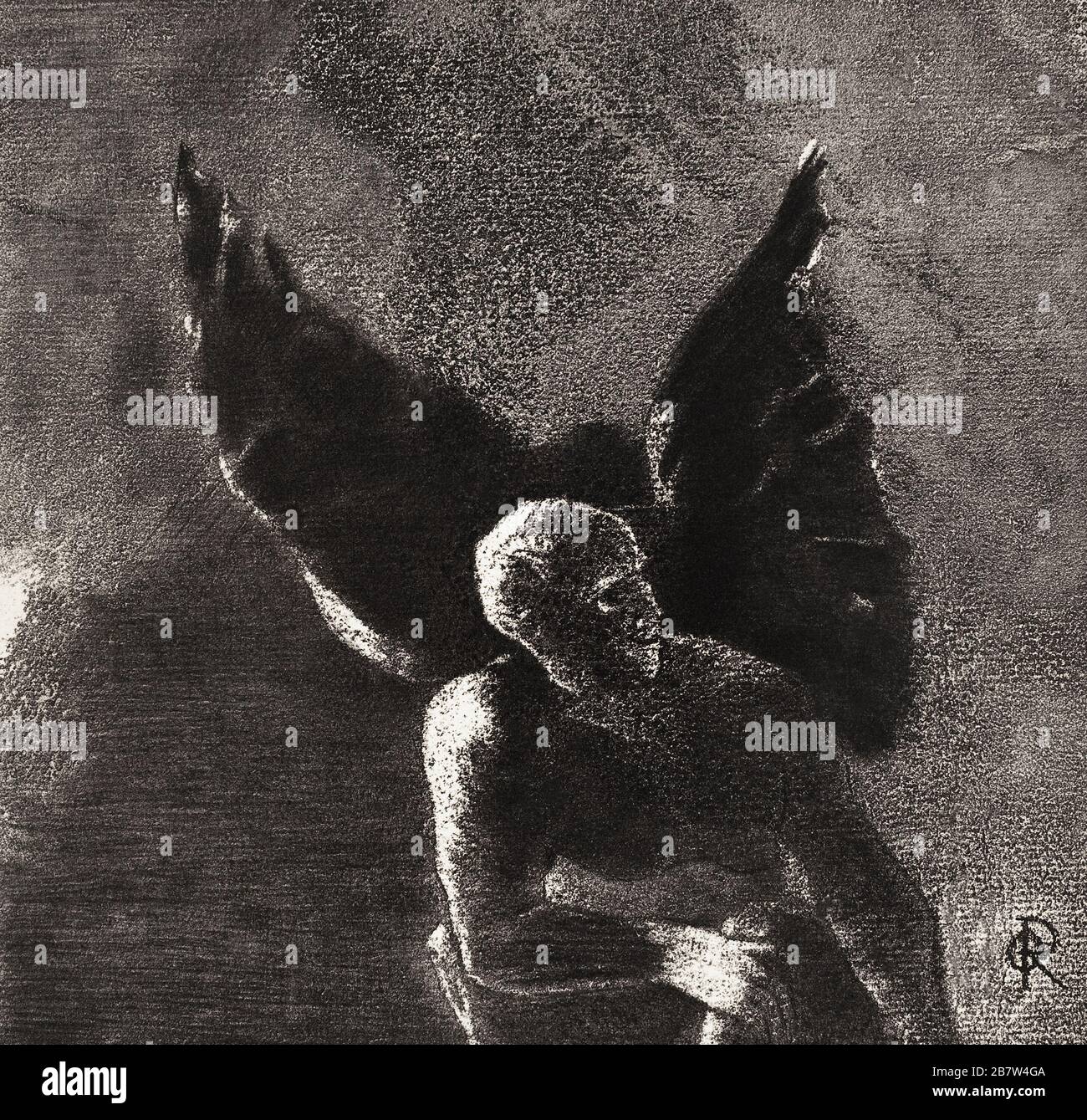 Satan etching hi-res stock photography and images - Alamy