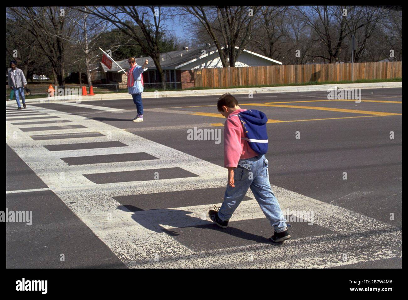 Crosswalk guard hi-res stock photography and images - Alamy