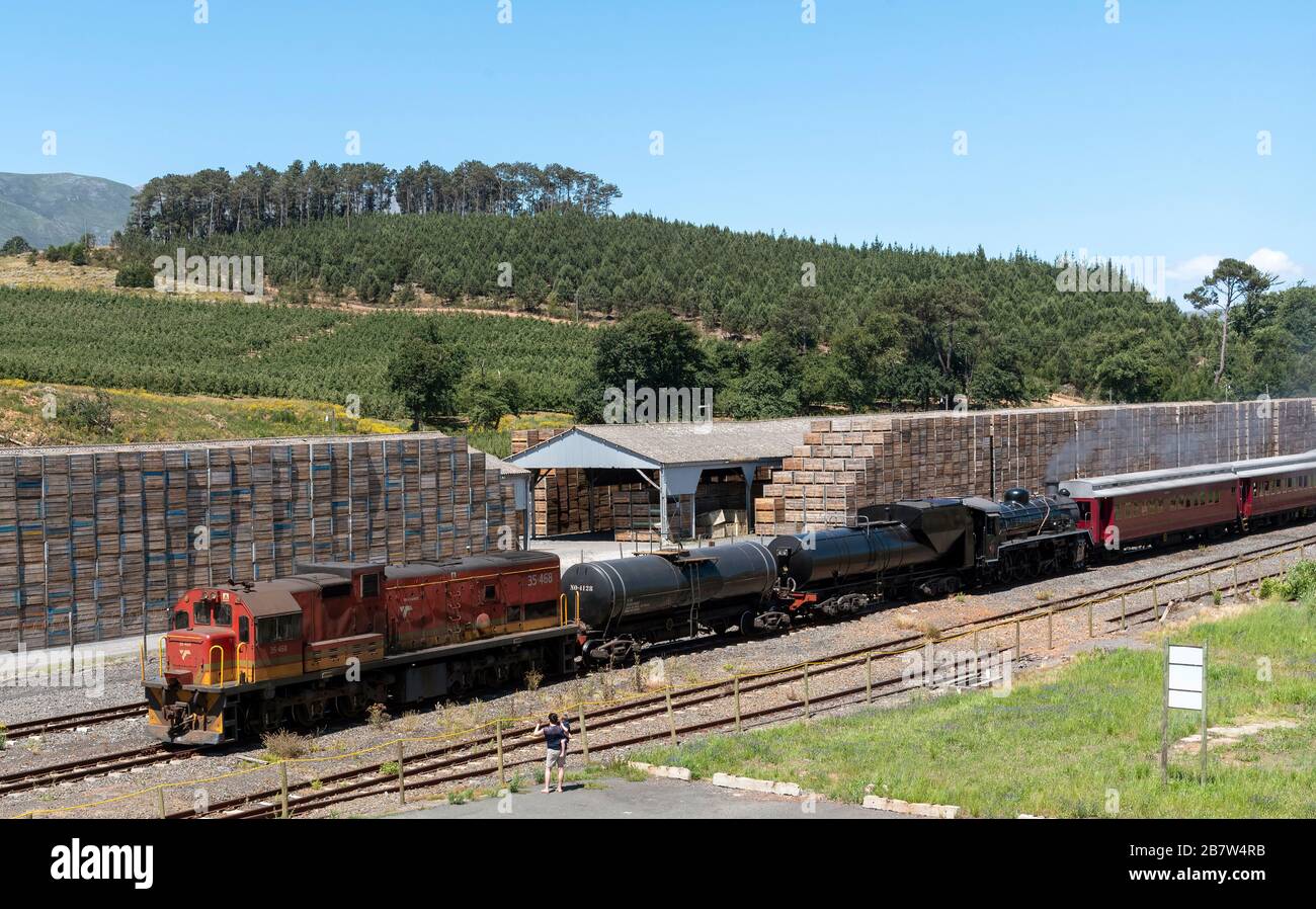South african steam locomotive hi-res stock photography and images - Alamy