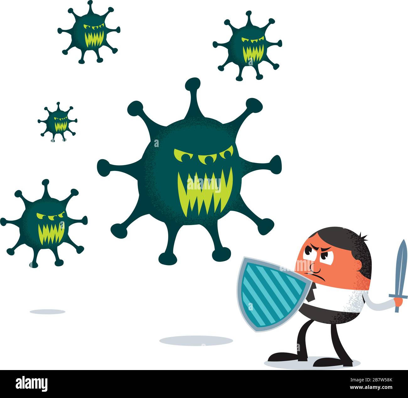 White fighting Stock Vector Images - Alamy