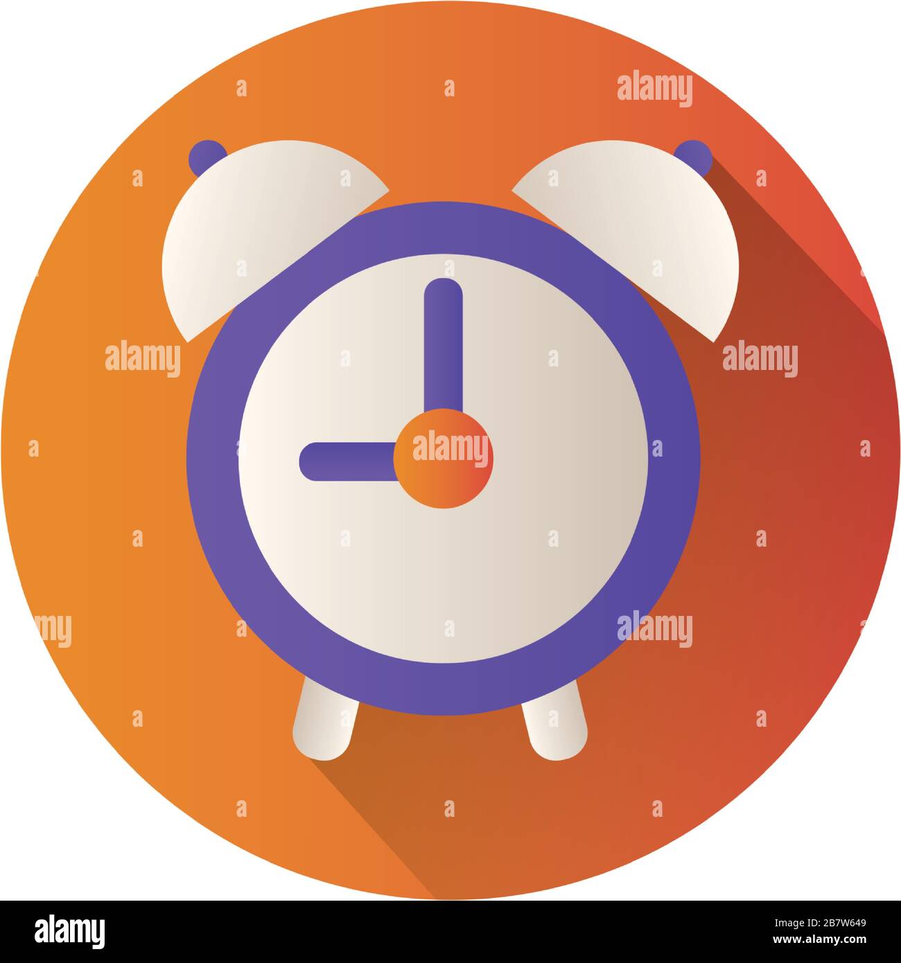 alarm clock block style icon Stock Vector Image & Art - Alamy