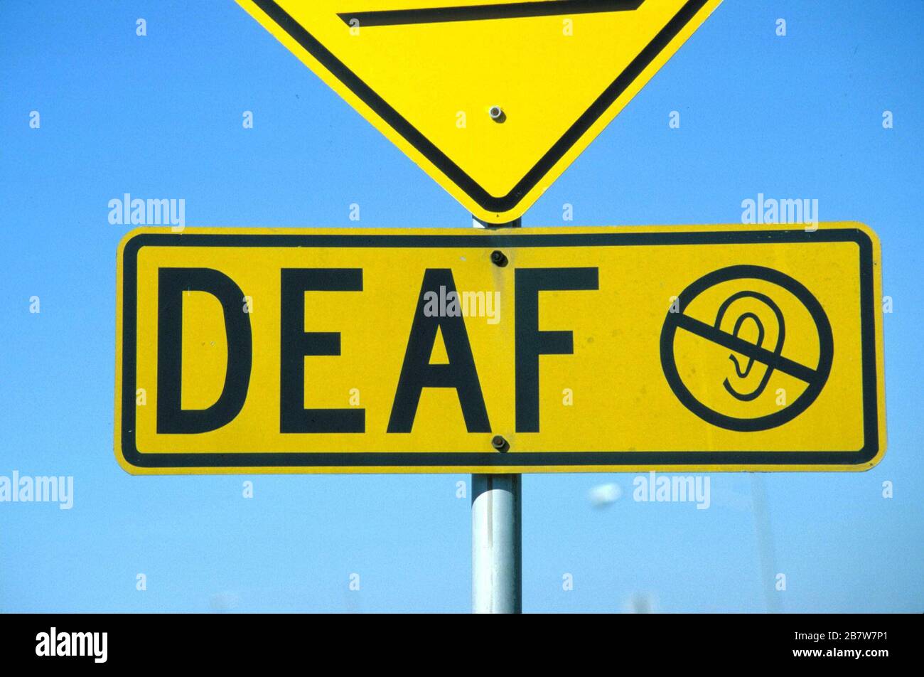 Deaf person road hi-res stock photography and images - Alamy