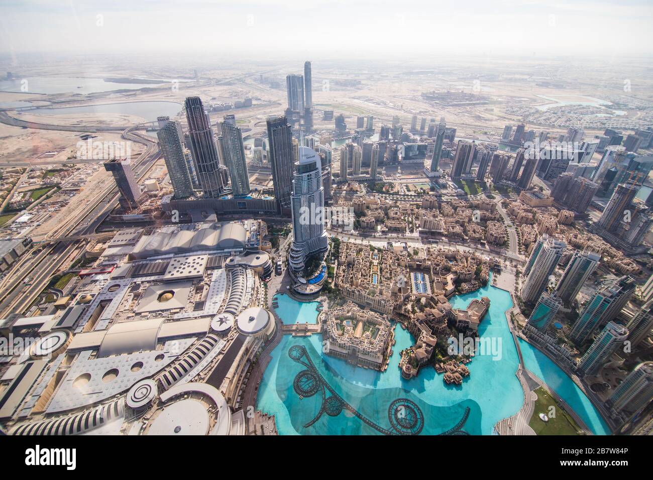 View From Top Of Dubai Tower Burj