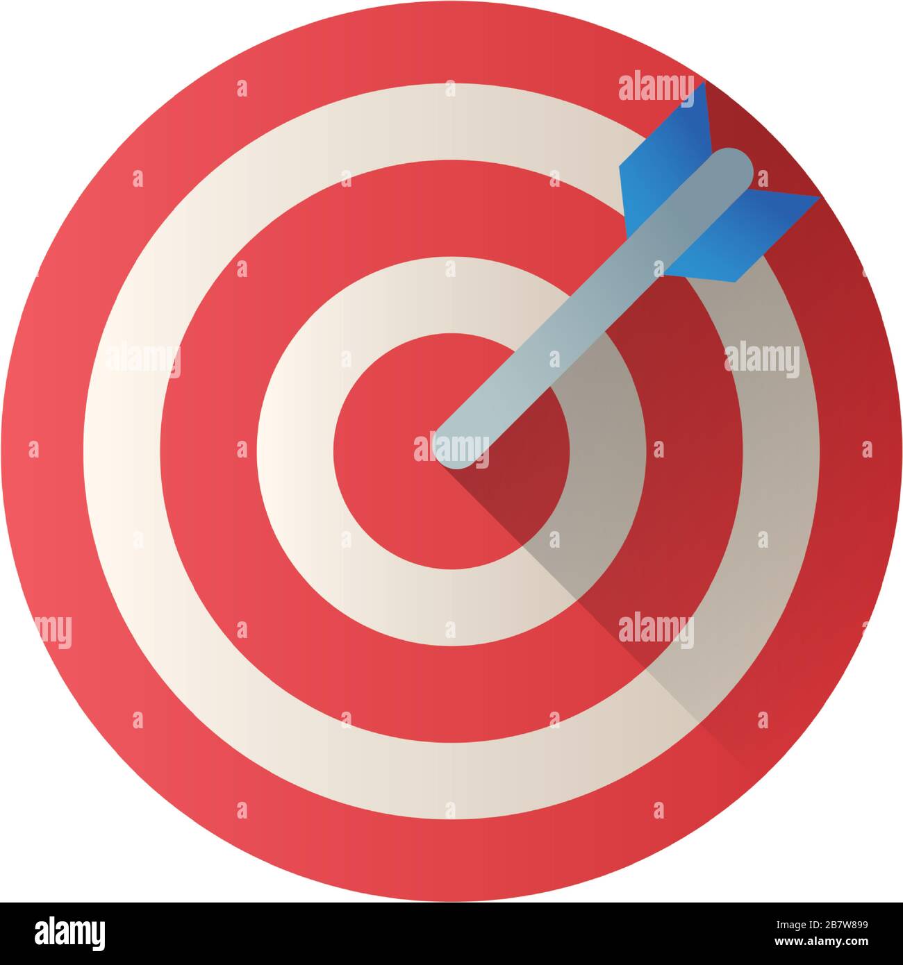 target arrow block style icon Stock Vector Image & Art - Alamy