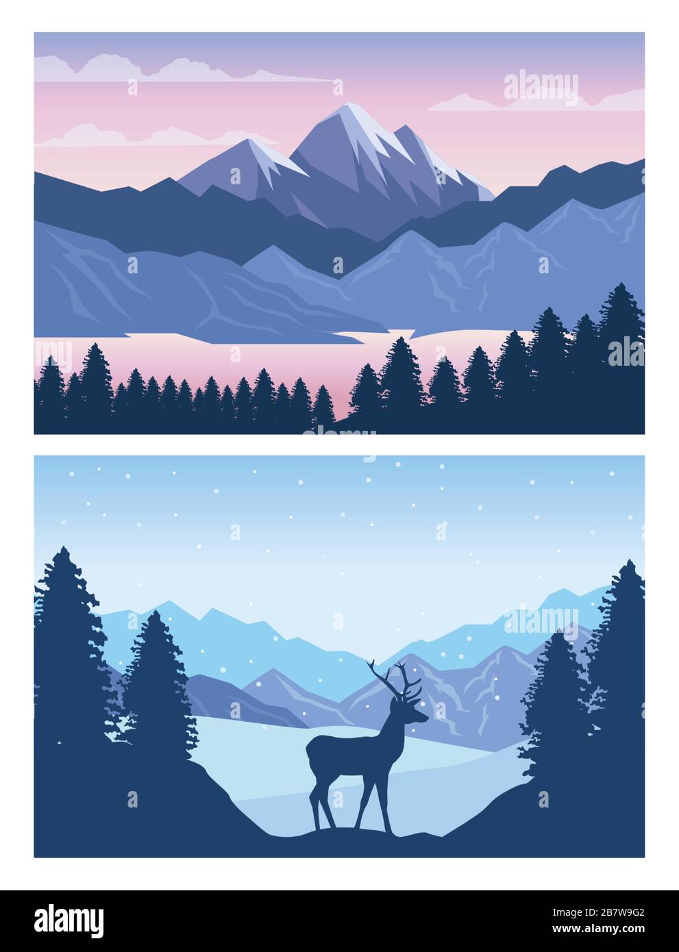 Beautiful scene scenes scenic Cut Out Stock Images & Pictures - Alamy