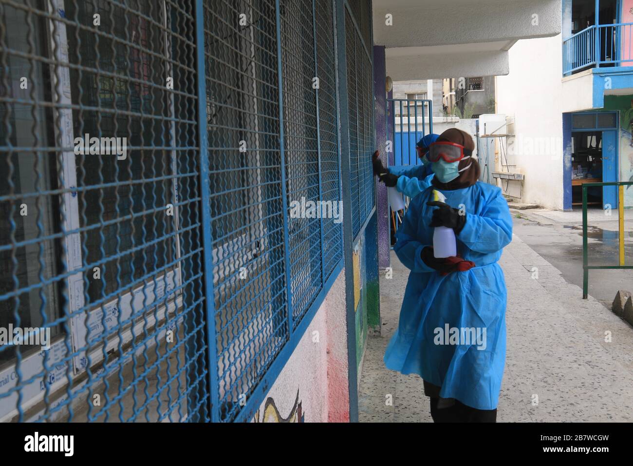 Nuseirat Refugee Camp, The Gaza Strip, Palestine. 18th Mar, 2020 ...