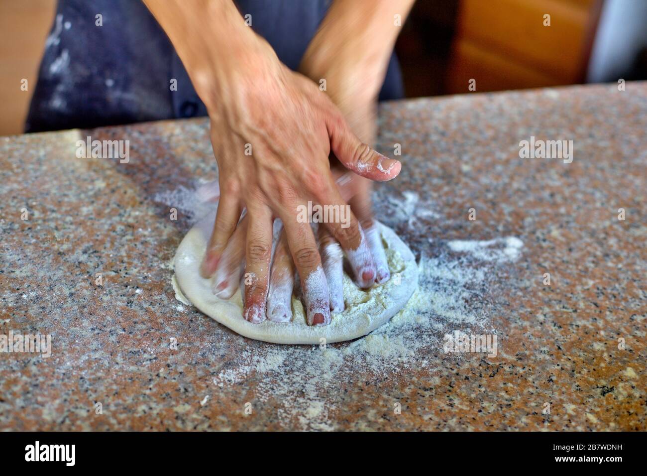 hand made Pizza Stock Photo - Alamy