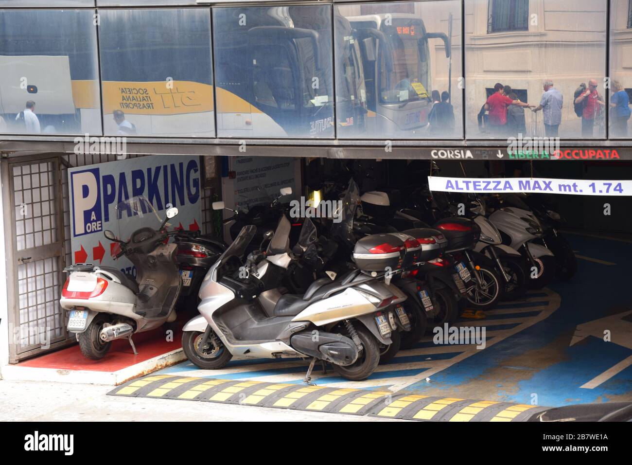 Parking in Rome Stock Photo - Alamy