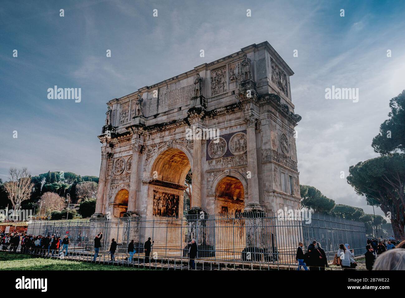 Arch of Constantine - Rome Stock Photo - Alamy