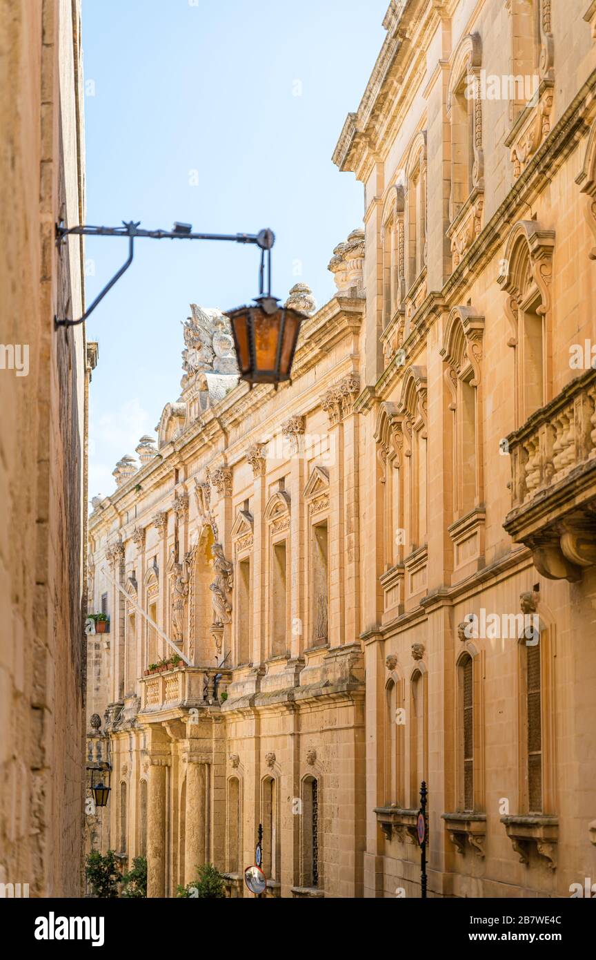 Maltese street lamp hi-res stock photography and images - Alamy