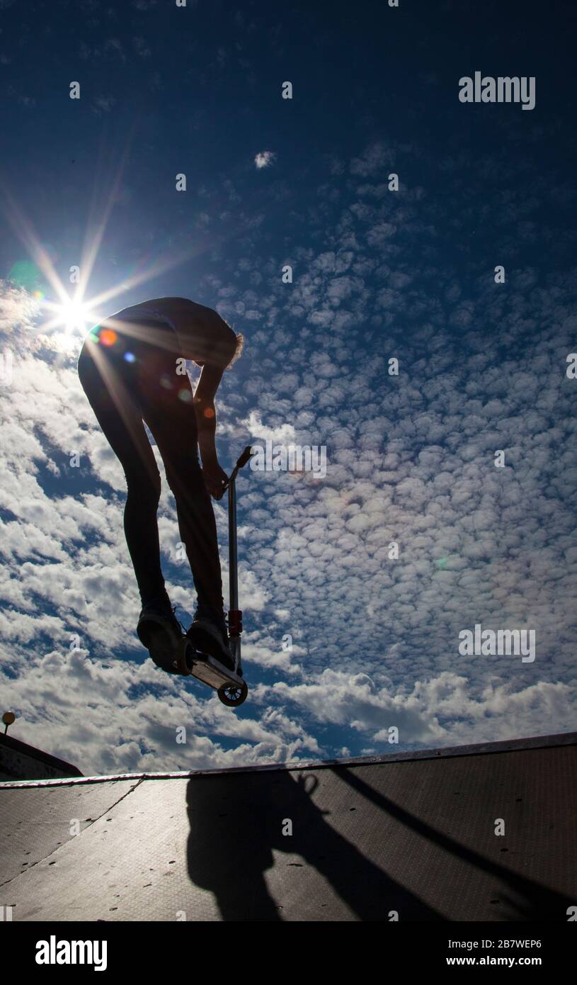 Skateboard With Handle High Resolution Stock Photography and Images - Alamy