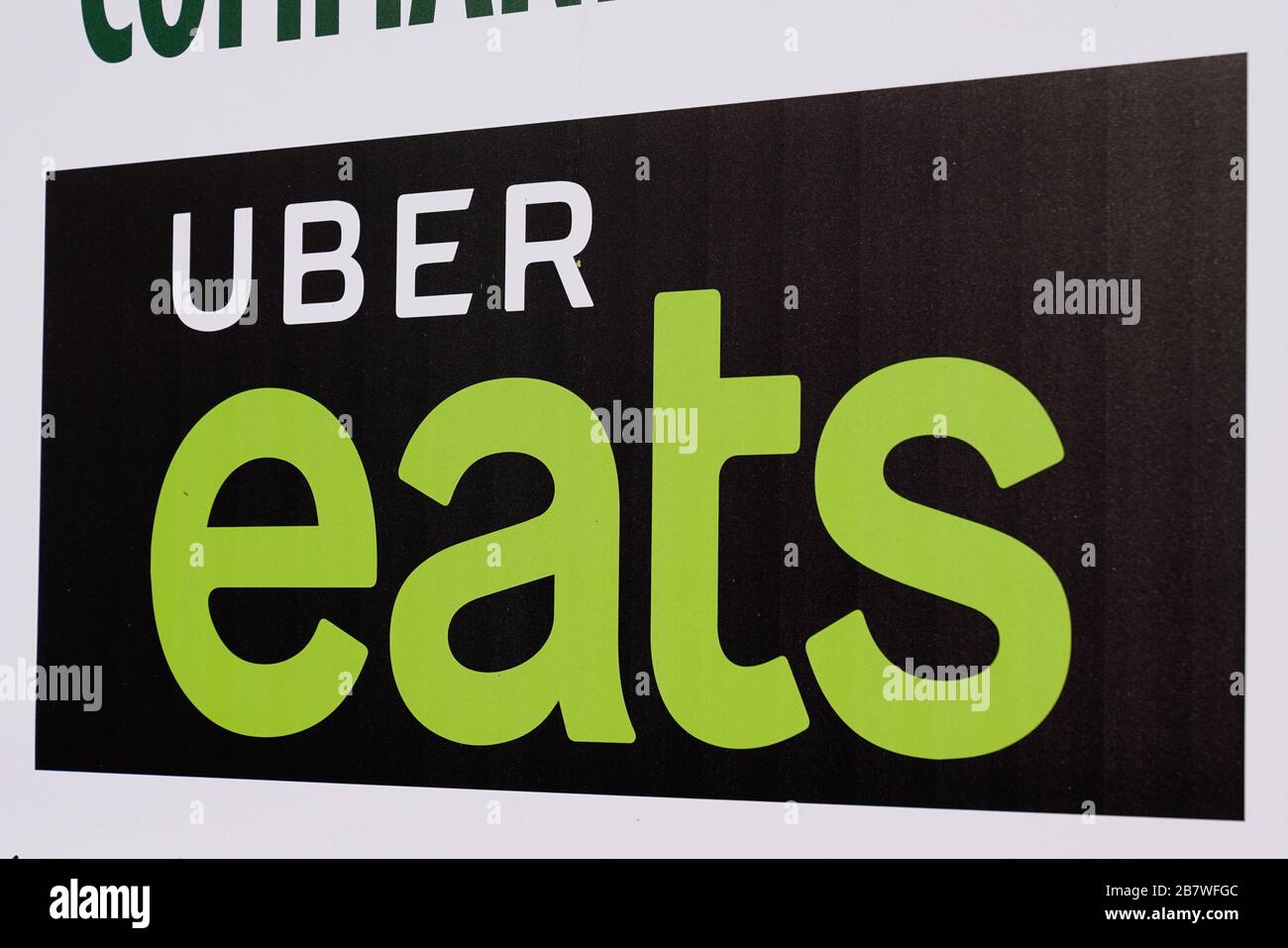 Uber eat logo hi-res stock photography and images - Alamy
