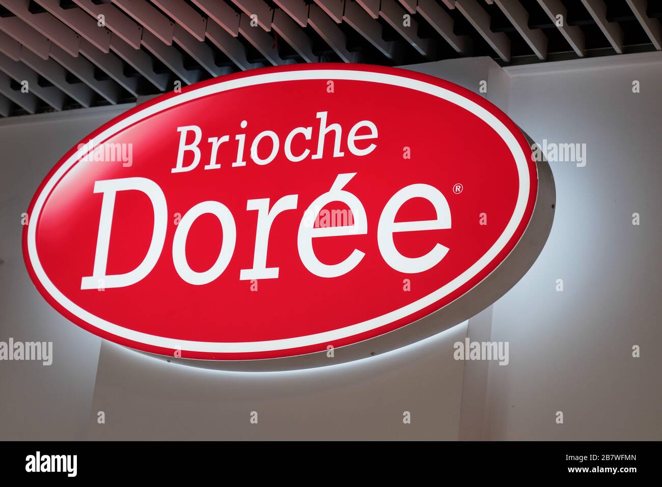 Bordeaux , Aquitaine / France - 11 25 2019 : Brioche Doree logo sign ...