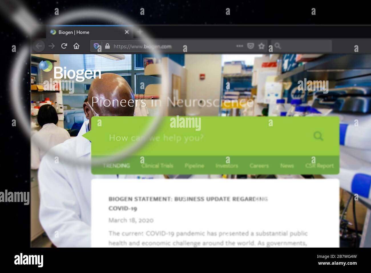 Biogen logo hi-res stock photography and images - Alamy