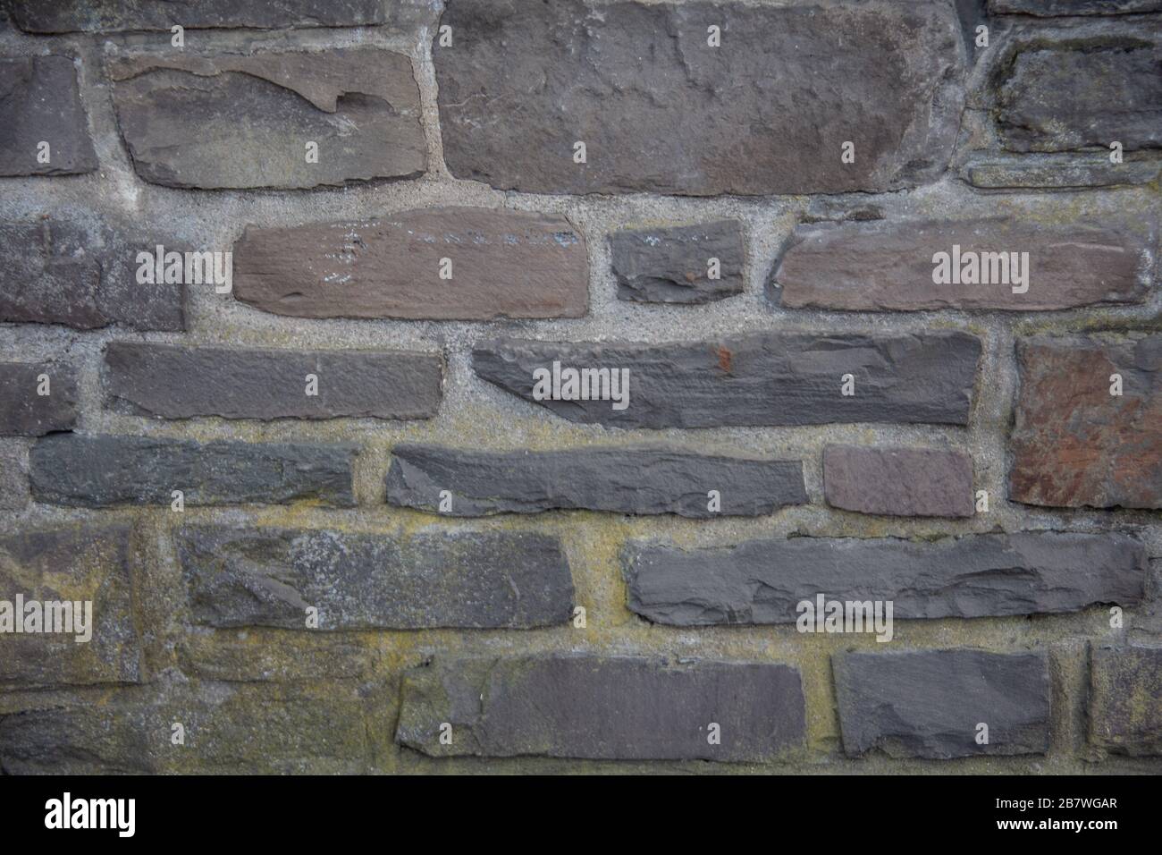Natural stone wall of rubble Stock Photo - Alamy