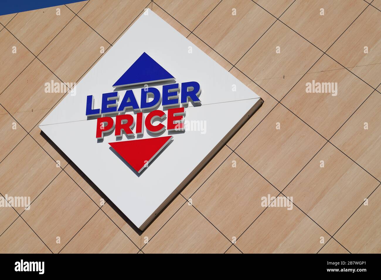 Bordeaux , Aquitaine / France - 11 13 2019 : Leader Price sign shop ...