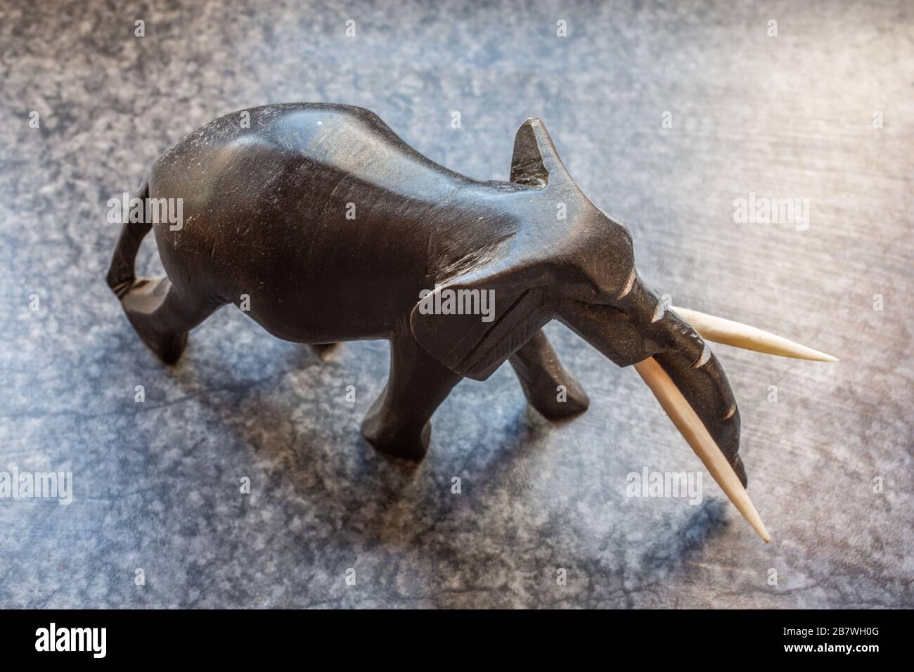 carved pachyderm with tusks Stock Photo - Alamy