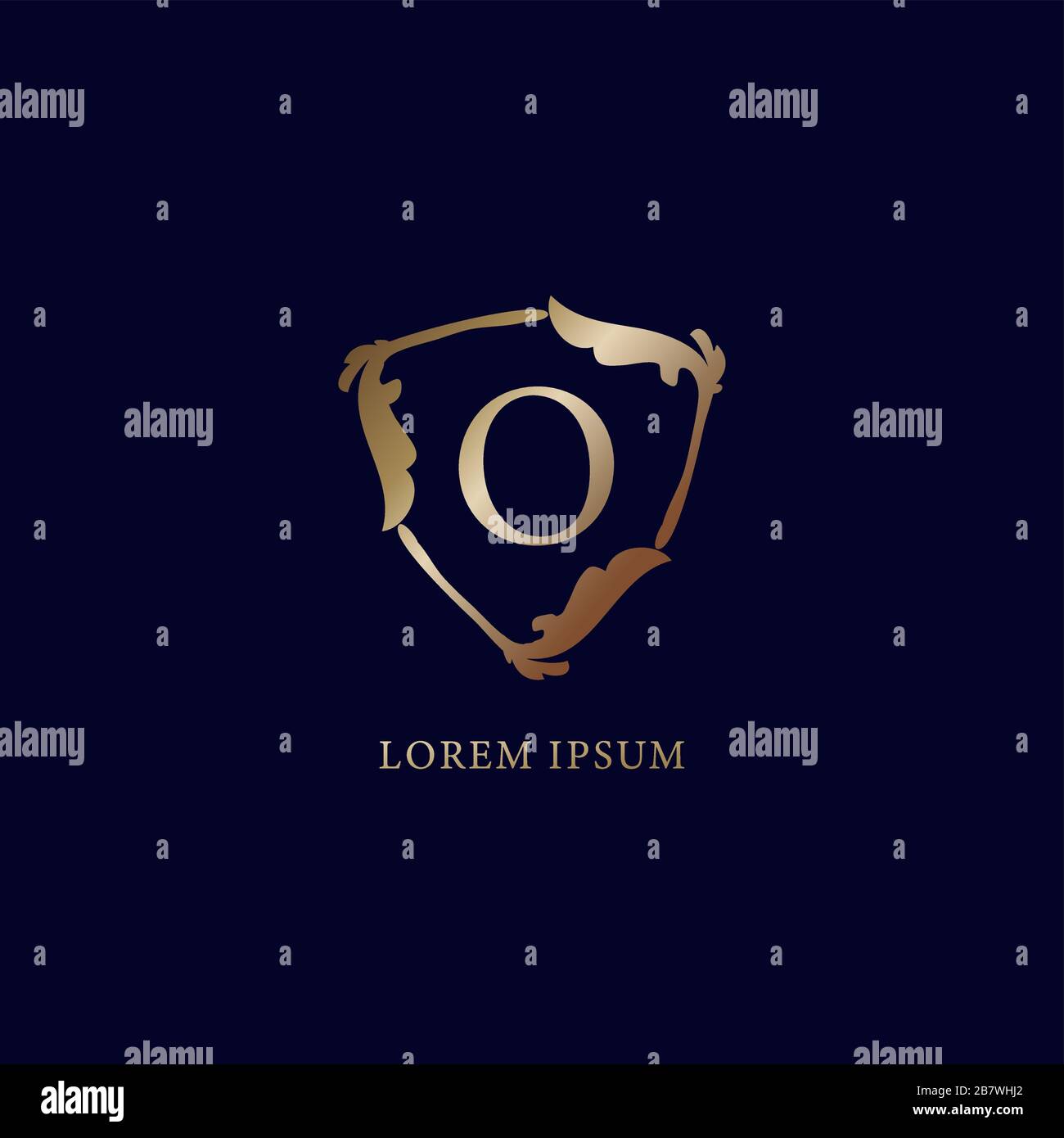 Letter o metal Stock Vector Images - Alamy