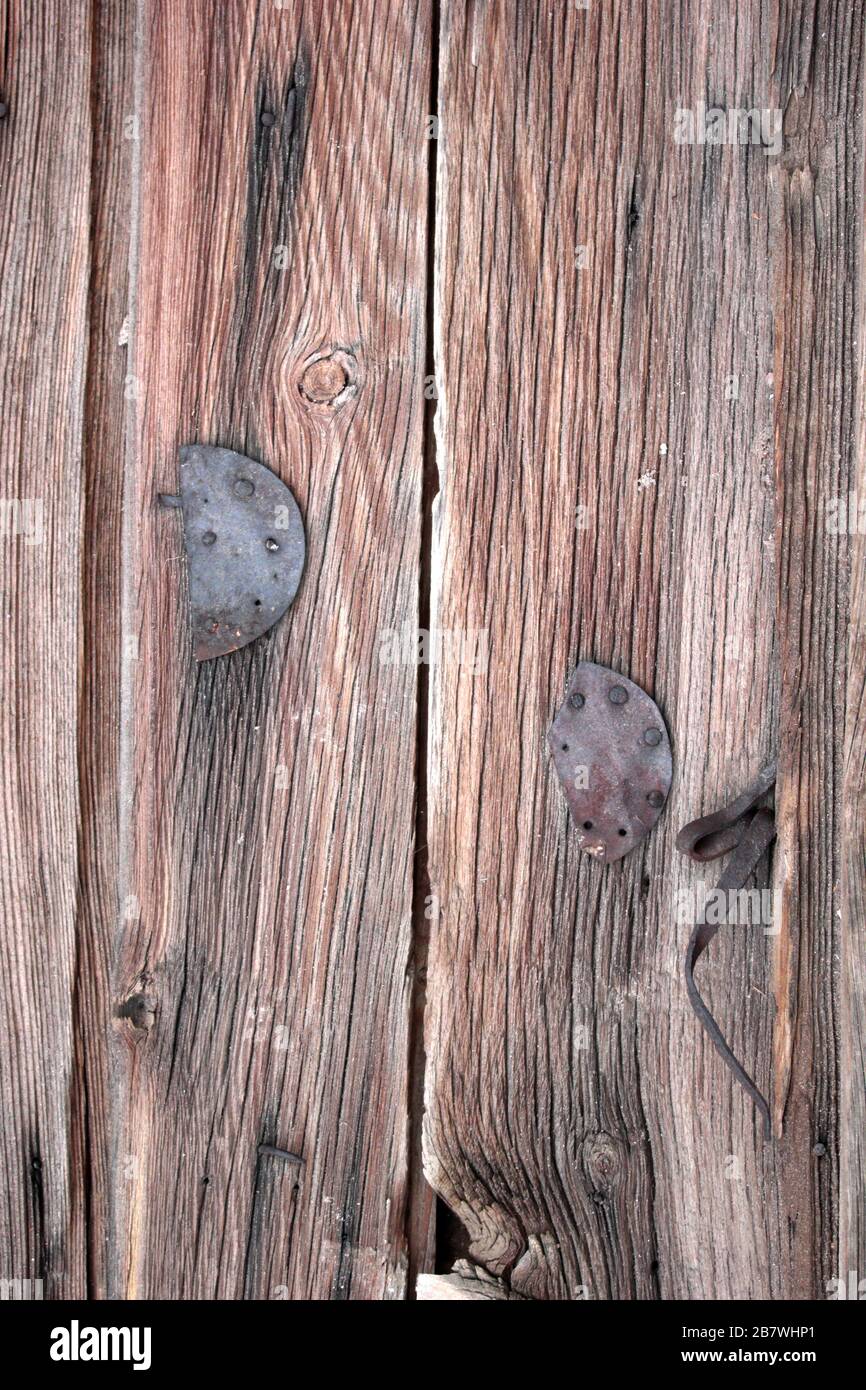 old weathered wooden door Stock Photo - Alamy