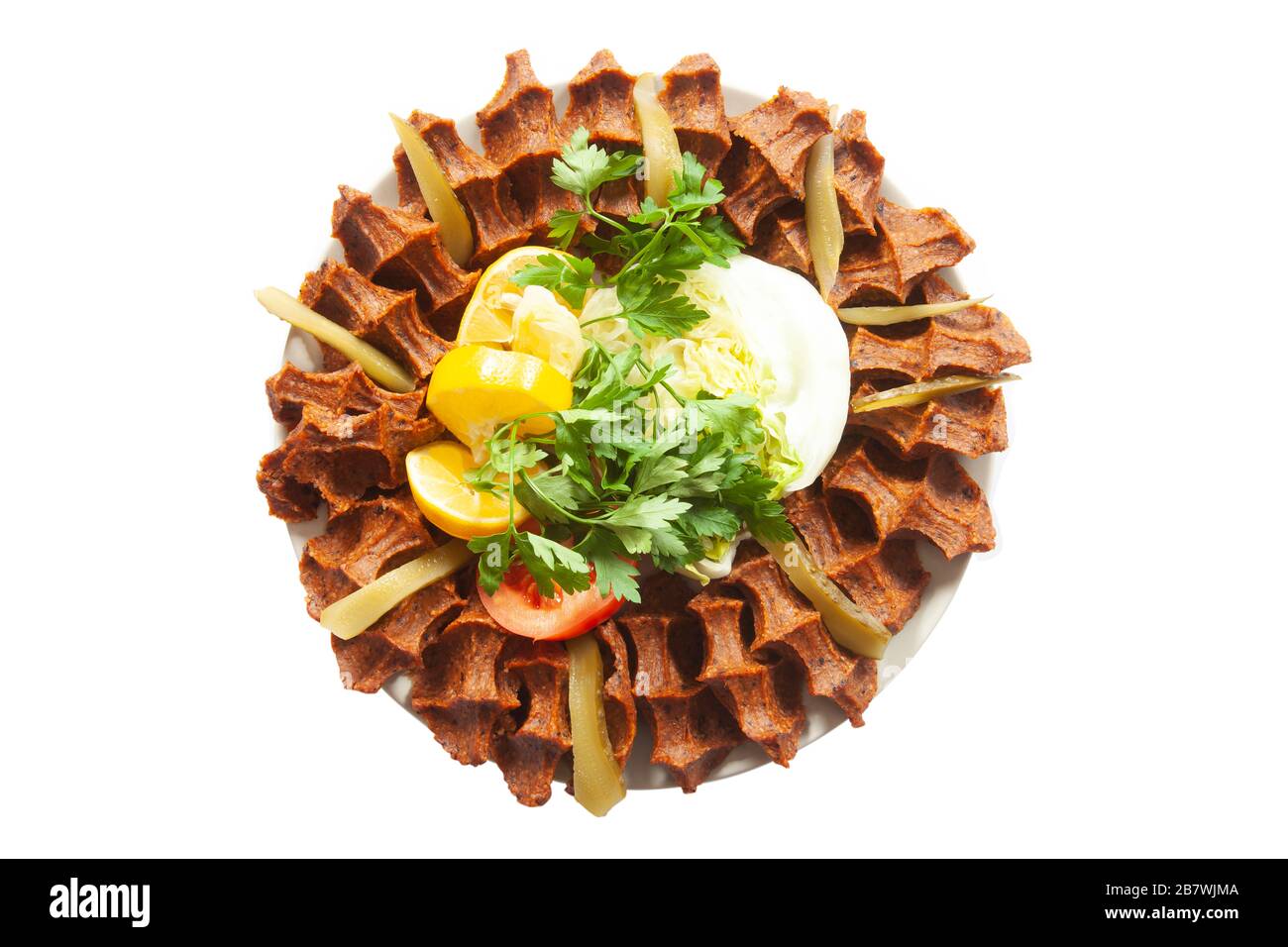 Raw kofta (Cig Kofte) - Turkish Food Stock Photo - Alamy