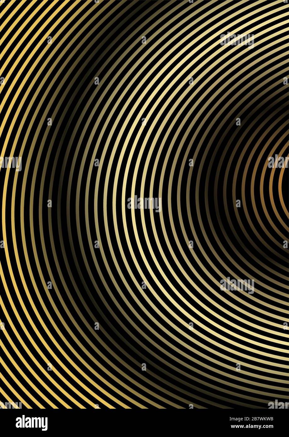 Dynamic golden abstract background Stock Vector Images - Alamy