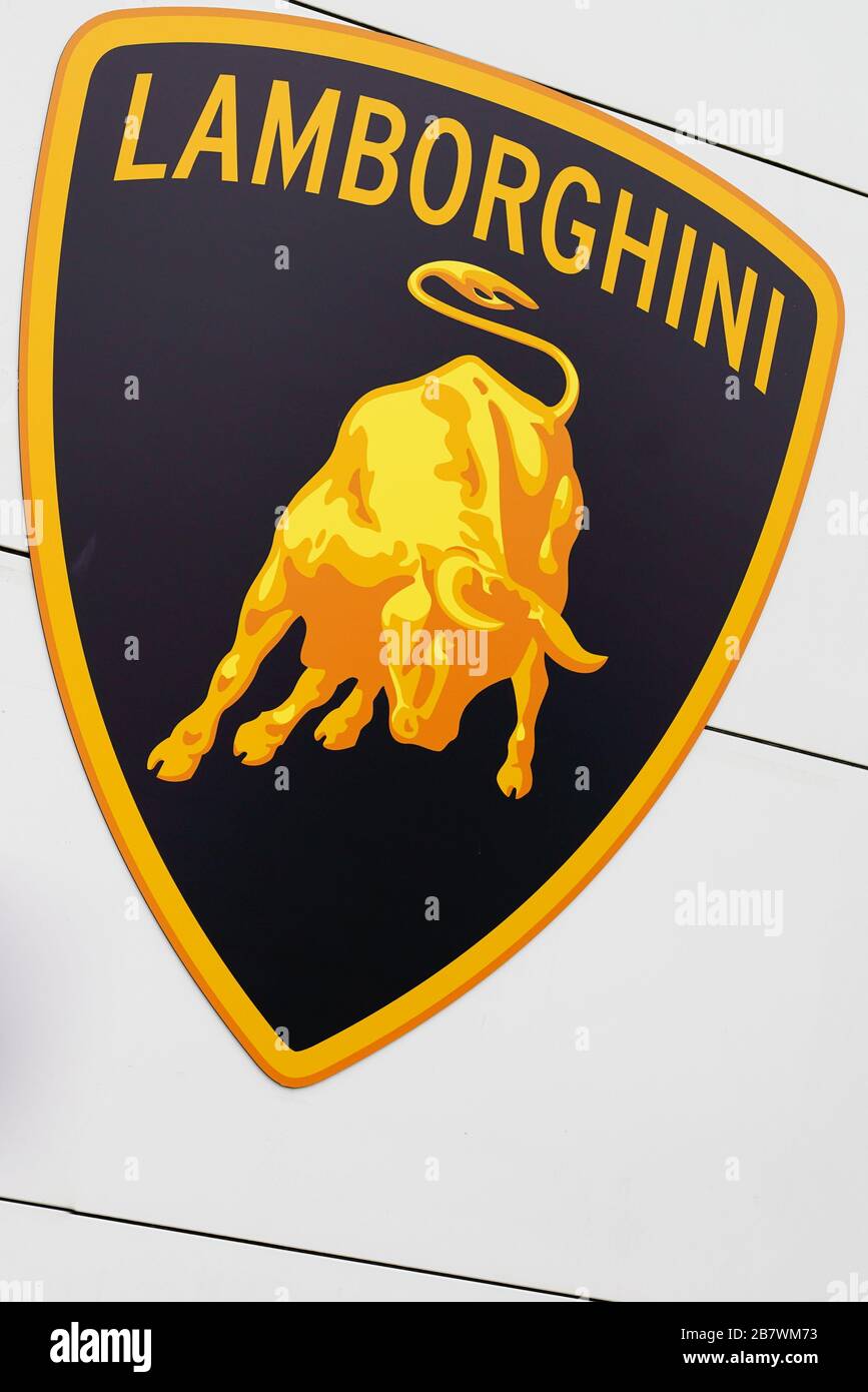 Lamborghini Bull Logo Yellow