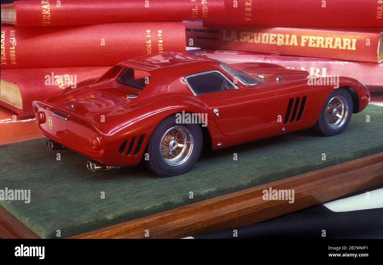 Ferrari 250 GTO Scale model Ferrari sports racing cars Stock Photo - Alamy