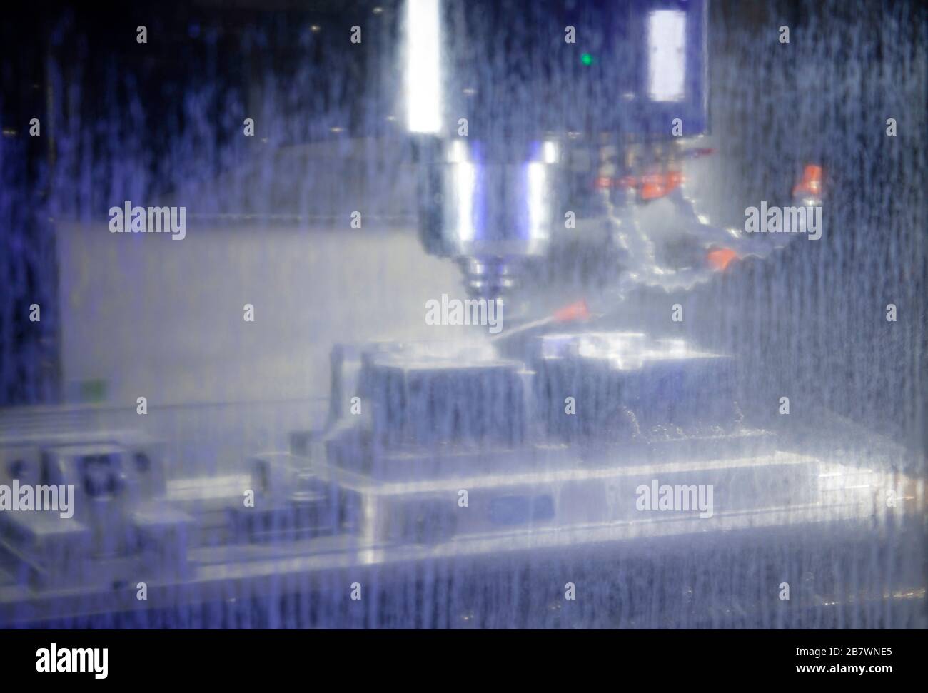 CNC machine drill. Metalworking CNC milling machine Stock Photo - Alamy