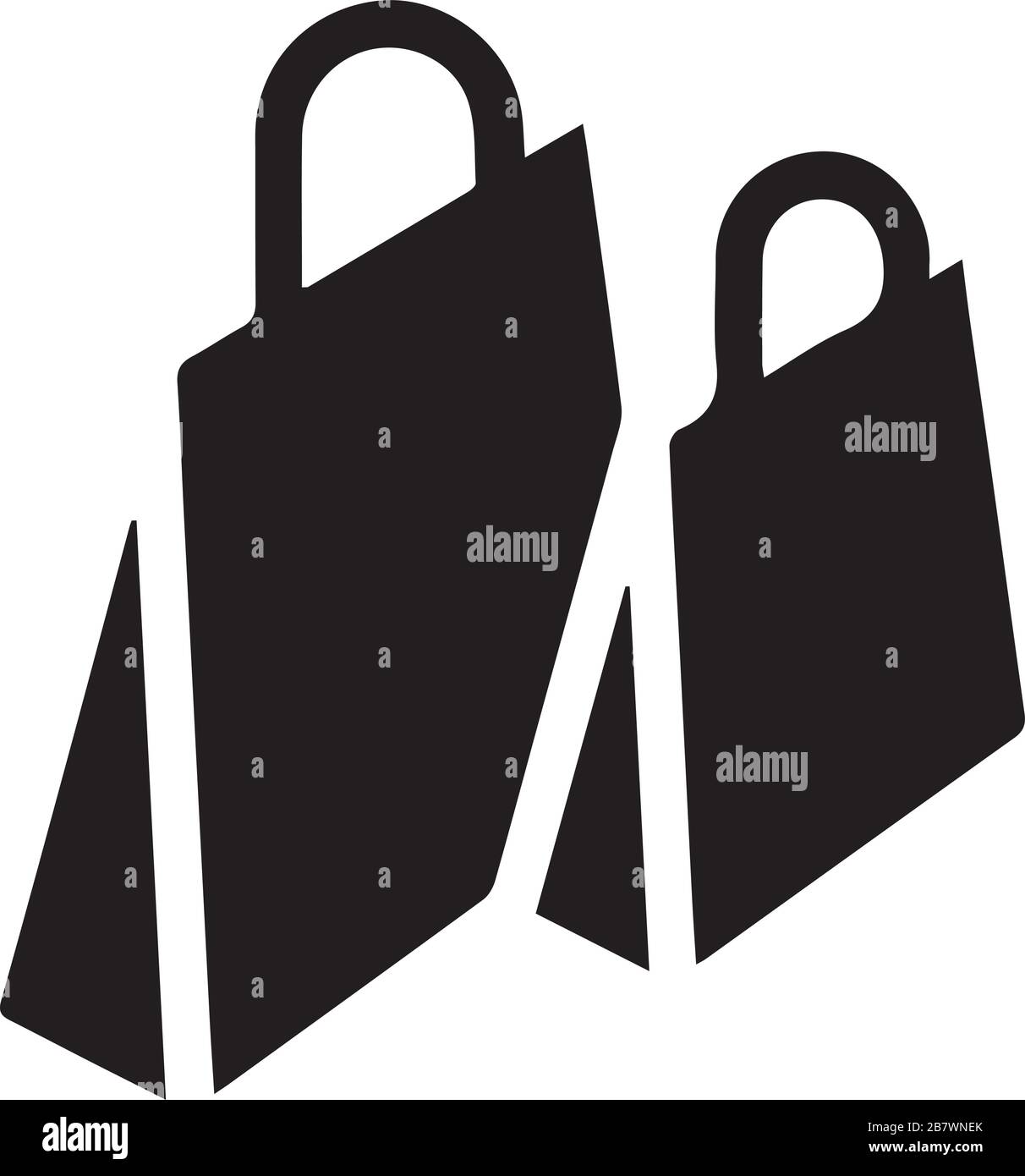 Bag shopping vector isolated icons Stock Vector Image & Art - Alamy