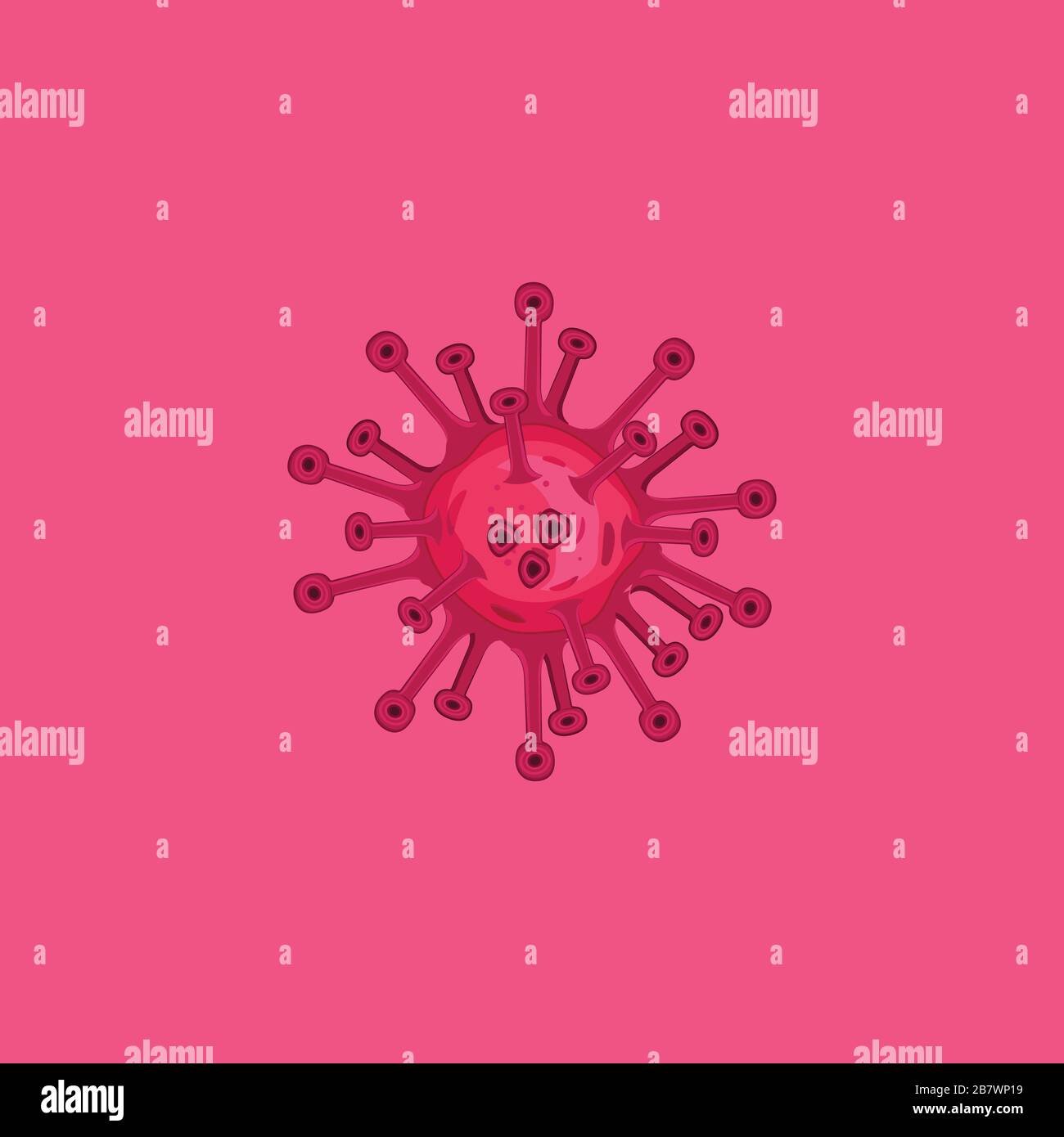 virus vector design template Stock Vector Image & Art - Alamy