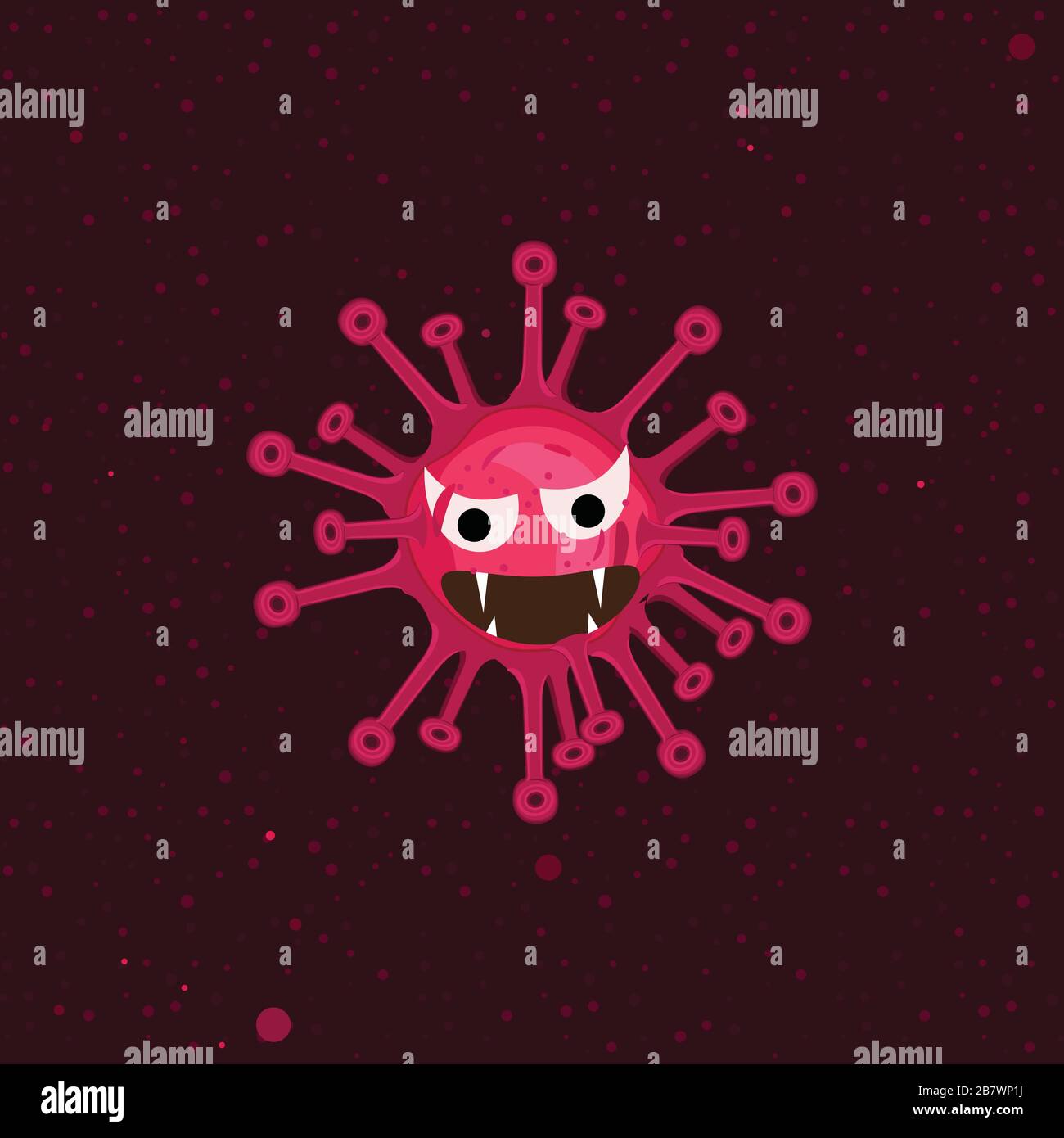 virus vector design template Stock Vector Image & Art - Alamy