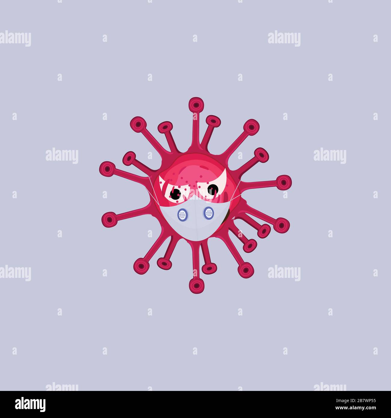 virus vector design template Stock Vector Image & Art - Alamy