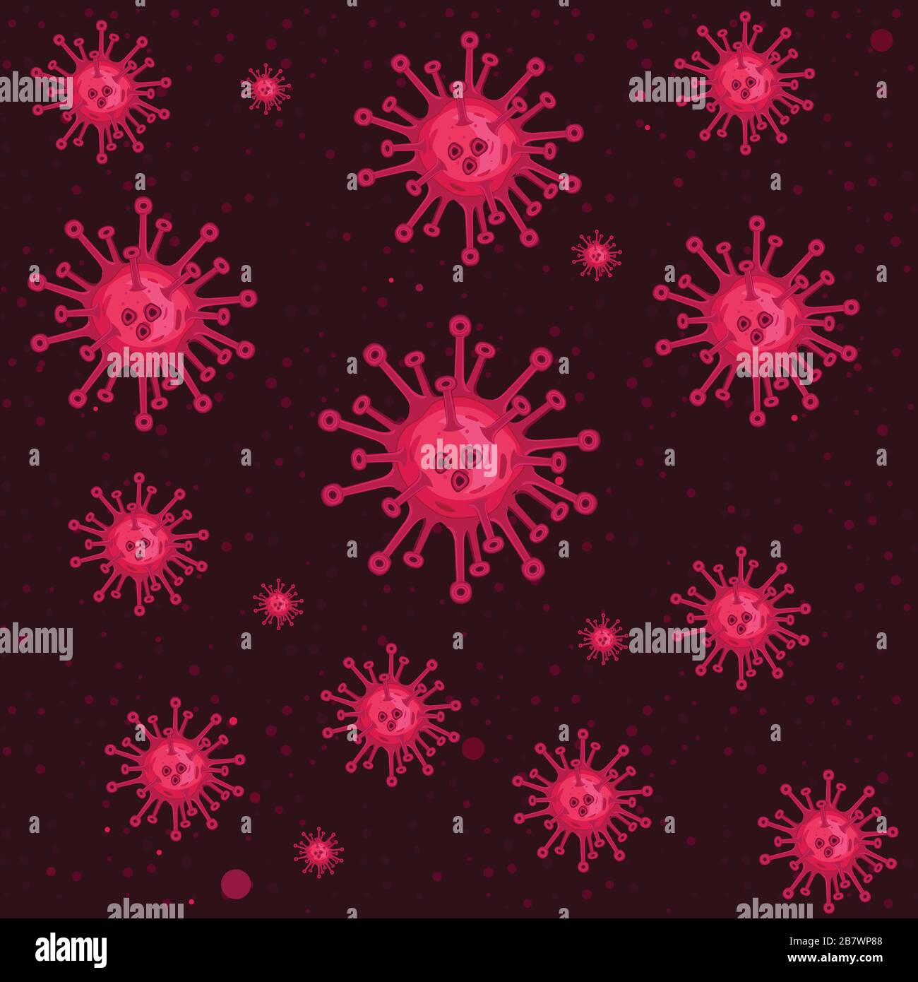 virus vector design template Stock Vector Image & Art - Alamy