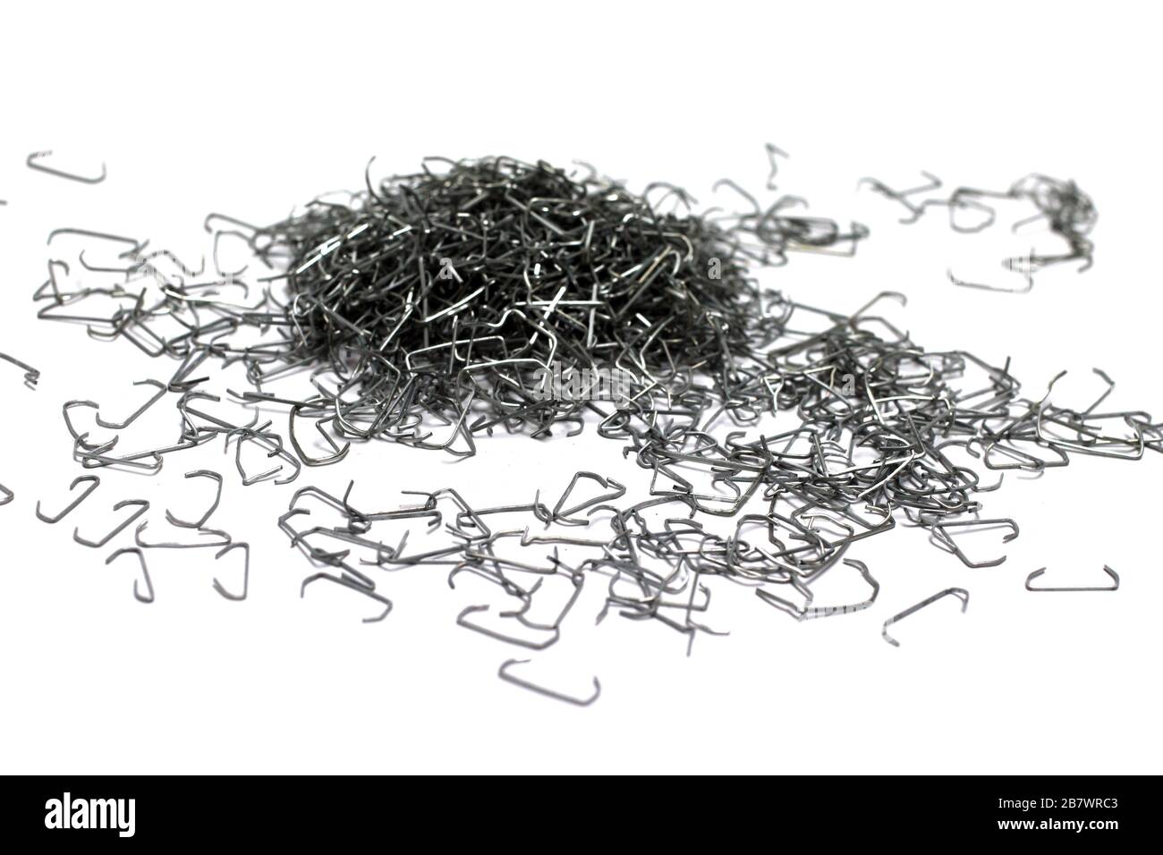 Pile, Staple, All existing forms of old staple needle in use. Isolated ...