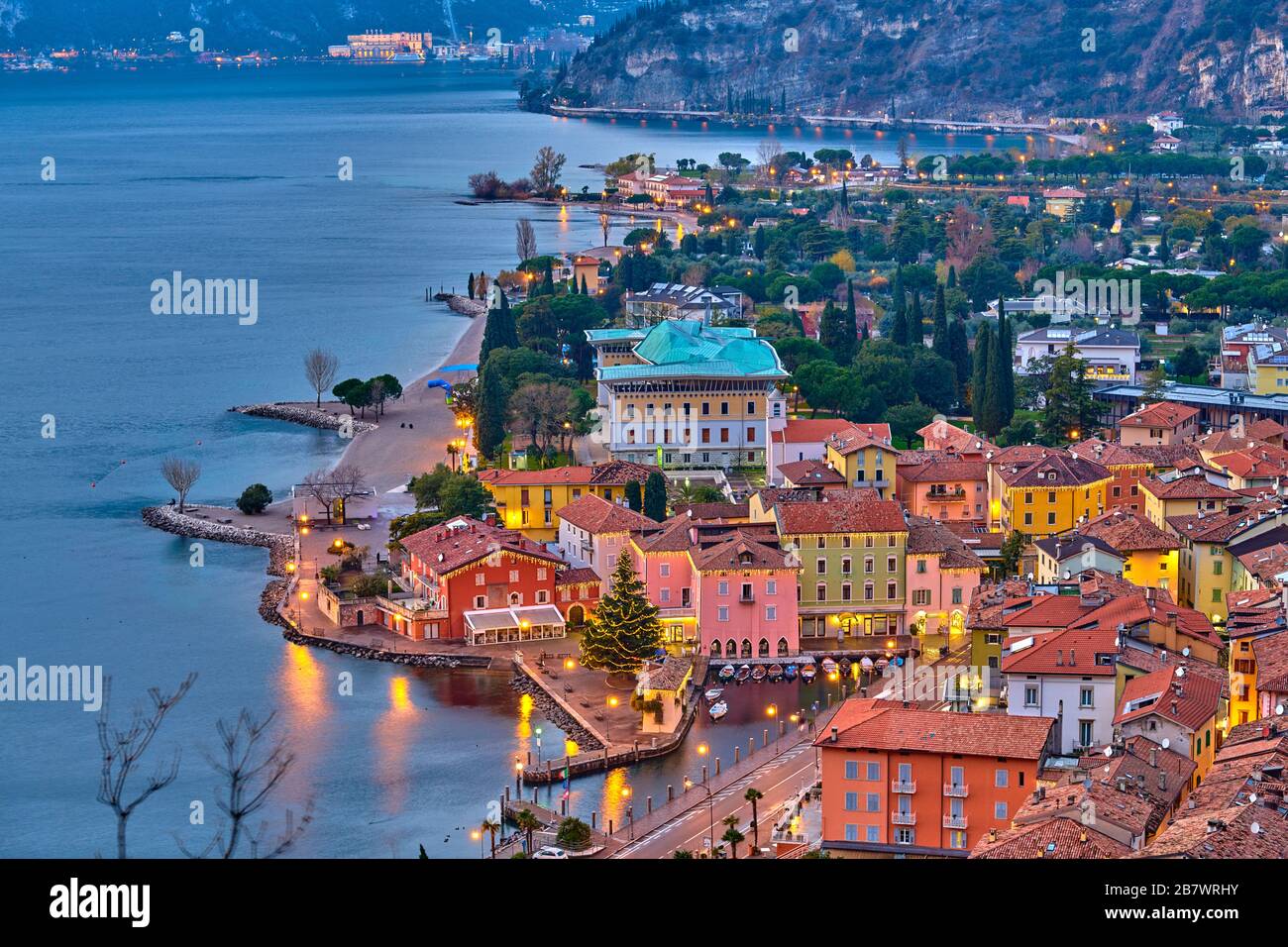 Lake garda torbole night hi-res stock photography and images - Alamy