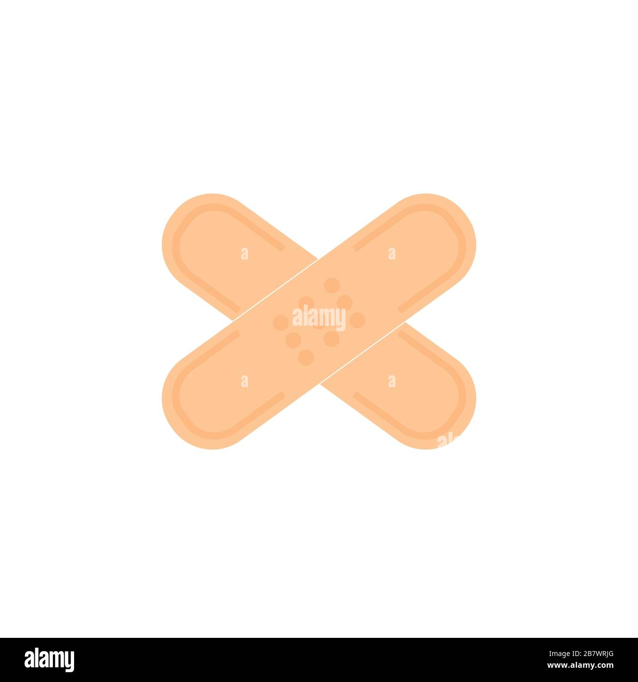 Medical plaster vector icon. filled flat sign for mobile concept and ...