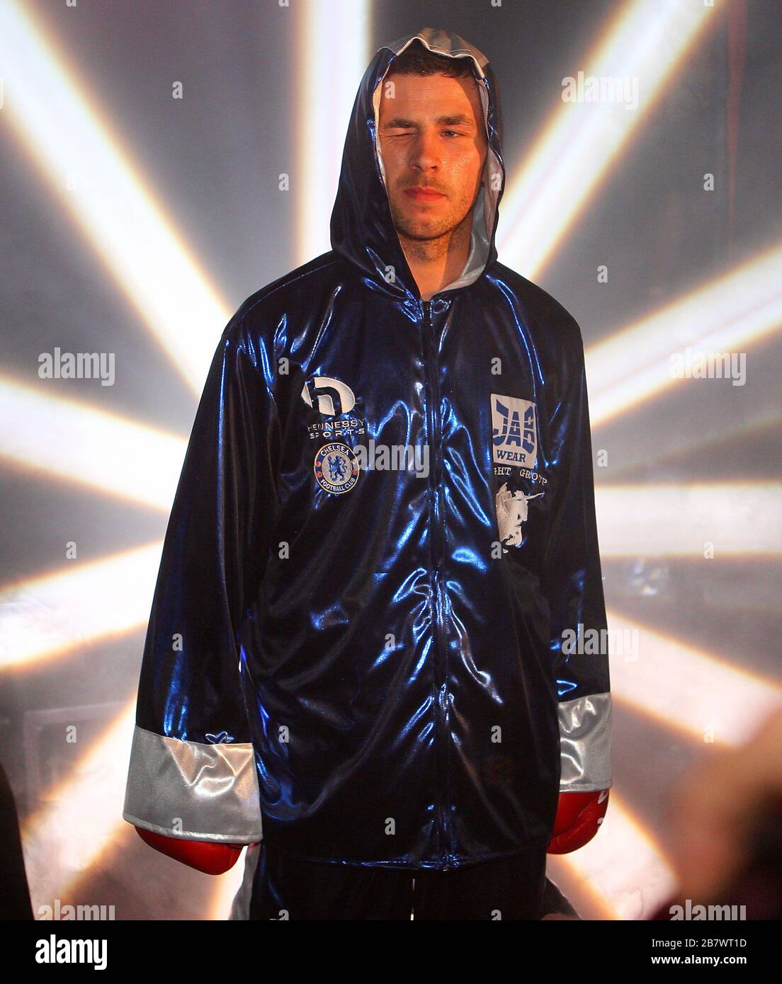 Darren Barker (Barnet, blue shorts) defeats Darren McDermott (Dudley ...