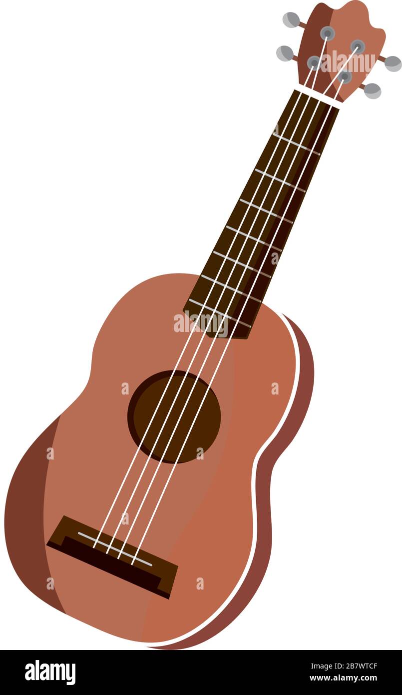 acoustic guitar string musical instrument vector illustration isolated ...
