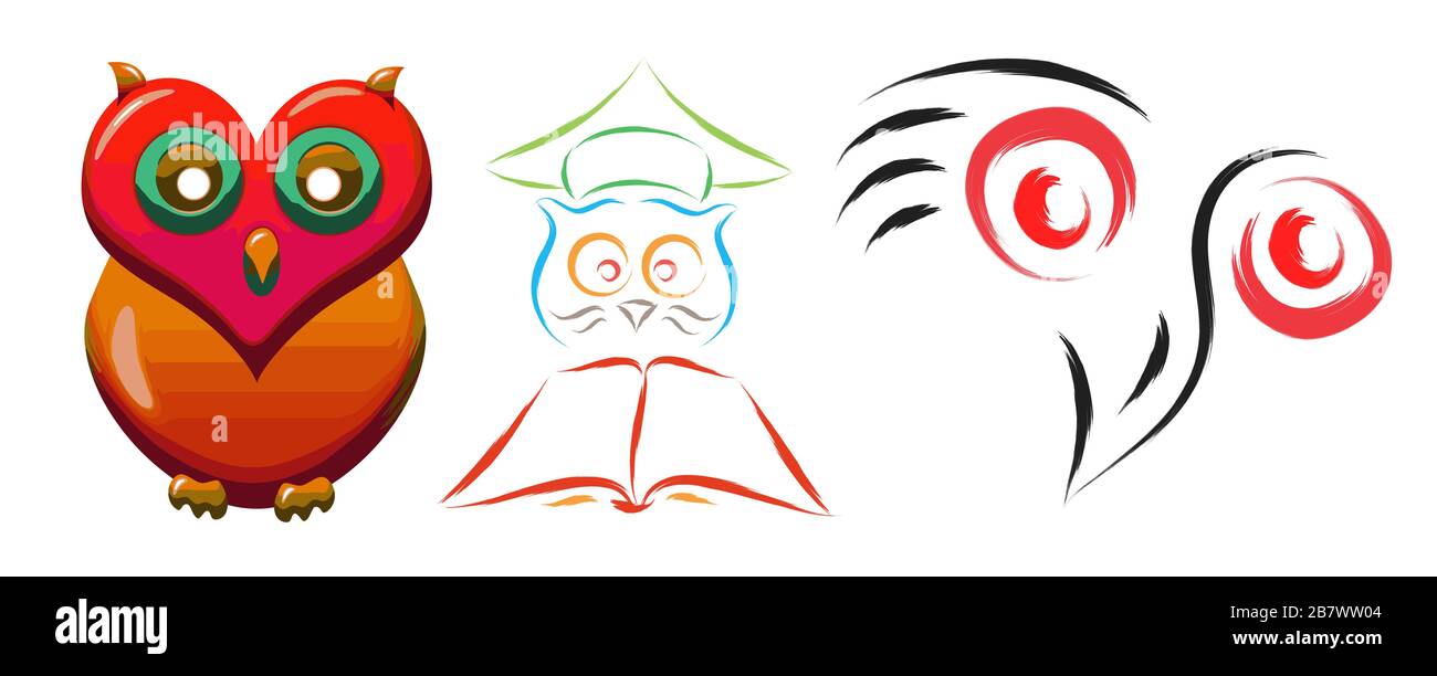 Halloween vector character set Cut Out Stock Images & Pictures - Alamy