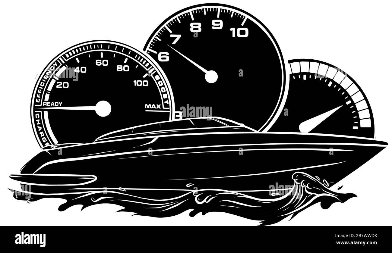 Realistic boat Black and White Stock Photos & Images - Alamy