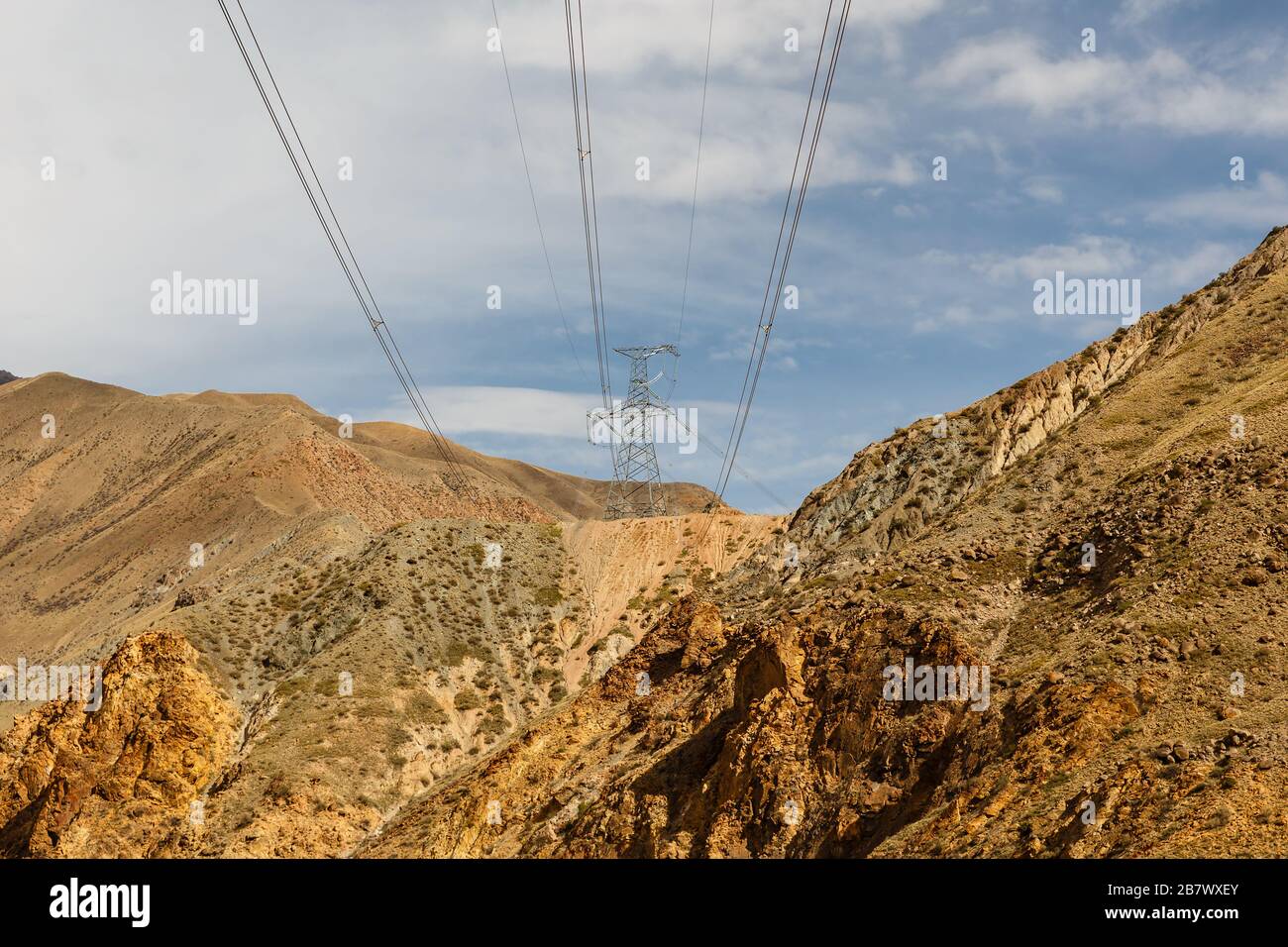 Power grid lines asia hi-res stock photography and images - Alamy