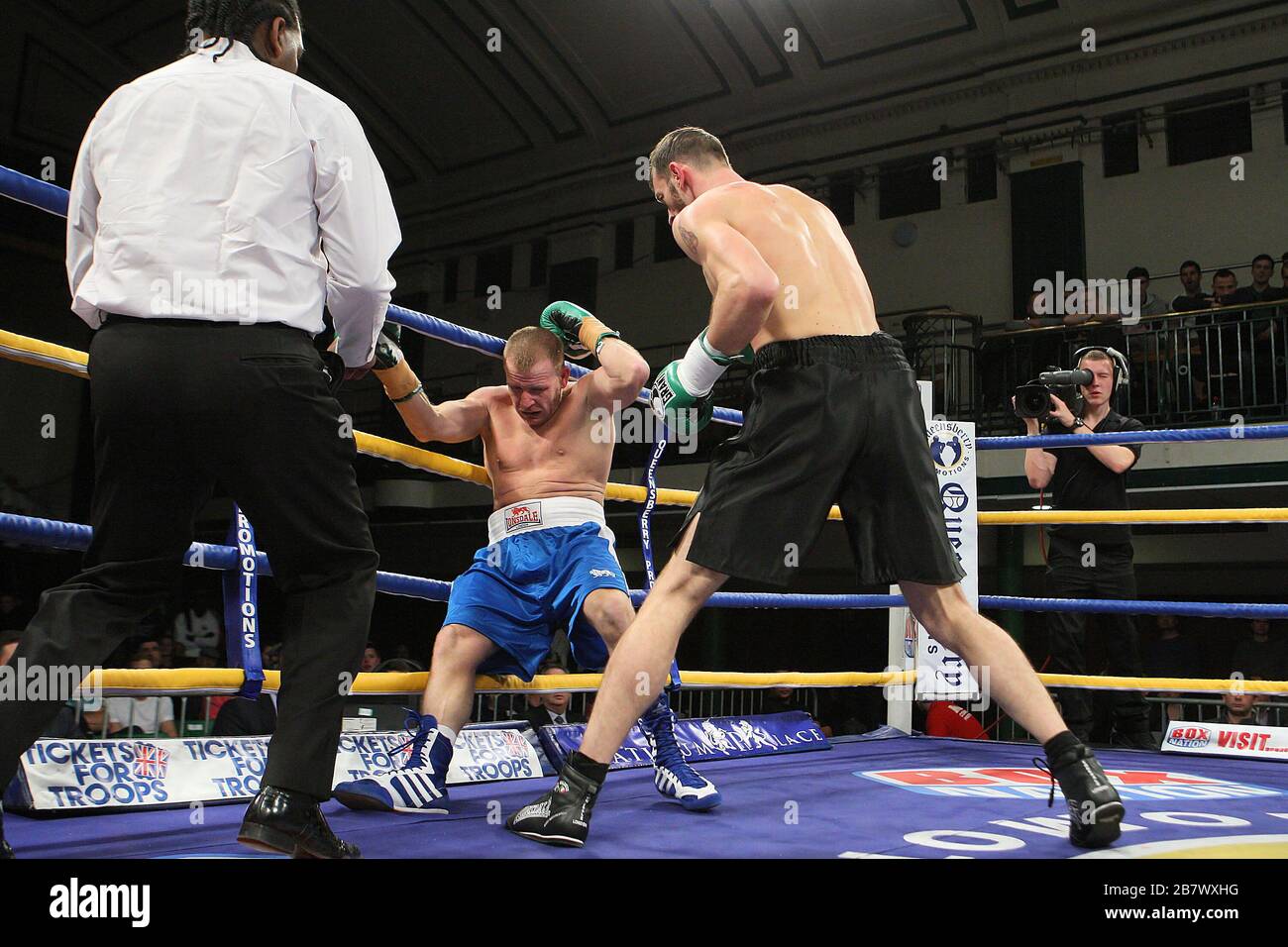 Weight Boxing Contest At York Hall Bethnal Green Promoted By
