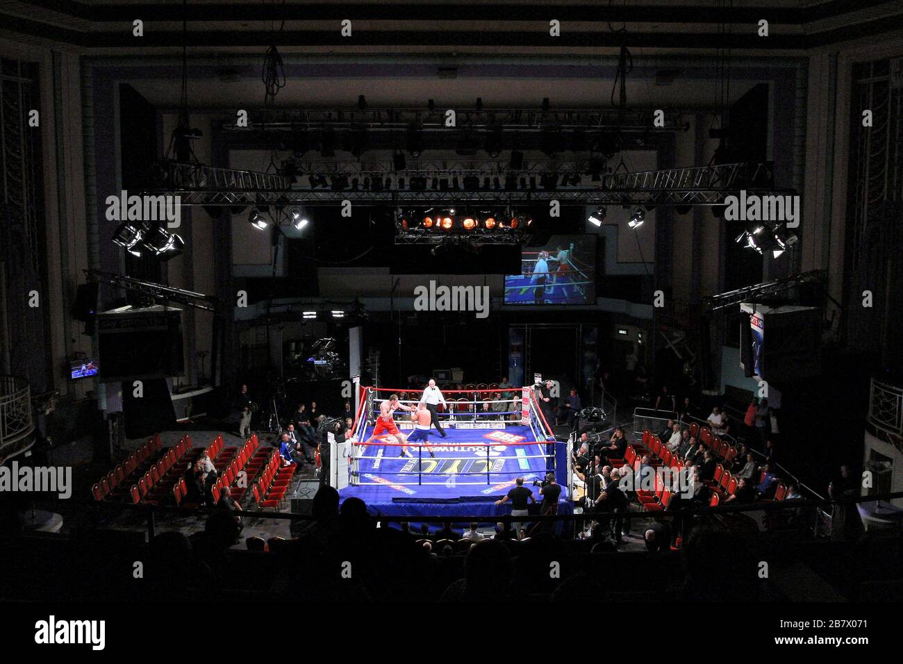 General view of a boxing show at The Troxy, Limehouse, promoted by ...