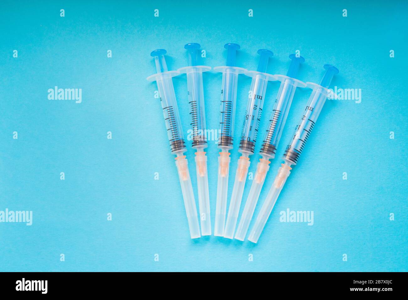 syringes for injections in the hospital for pouring epidemics and ...