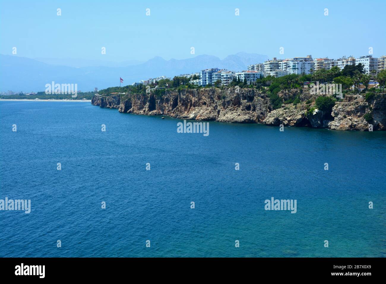 coast and sea, beautiful landscape, Antalya in Turkey Stock Photo - Alamy