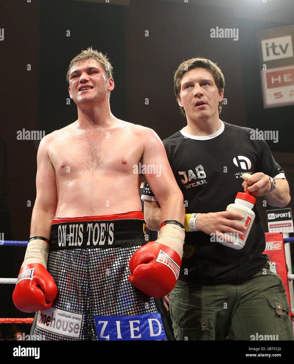 Matthew Thirlwall (Bermondsey, black shorts) defeats George Hillyard ...